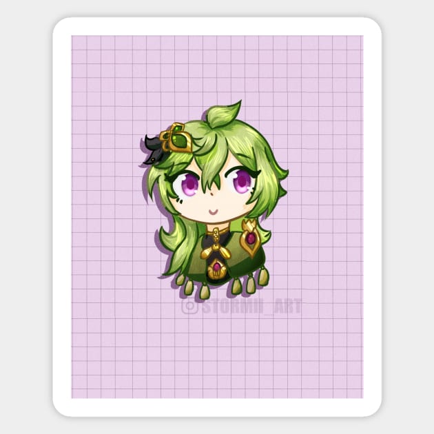Genshin Impact Collei Chibi - Genshin Impact - Sticker | TeePublic