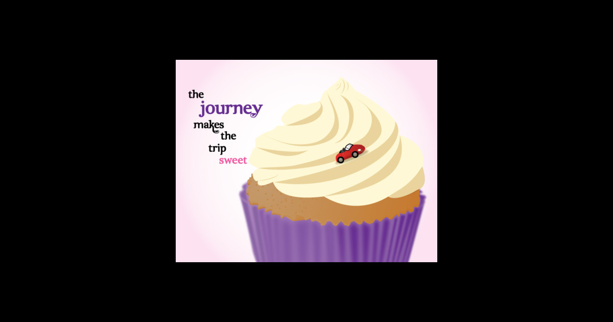Cupcake Journey - Cupcake - Sticker | TeePublic
