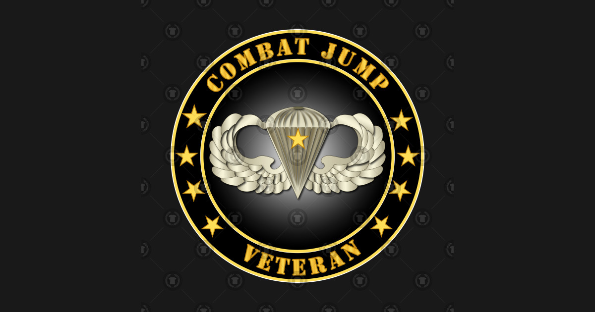 Combat Jump Veteran - Combat Jump Veteran - Sticker | TeePublic