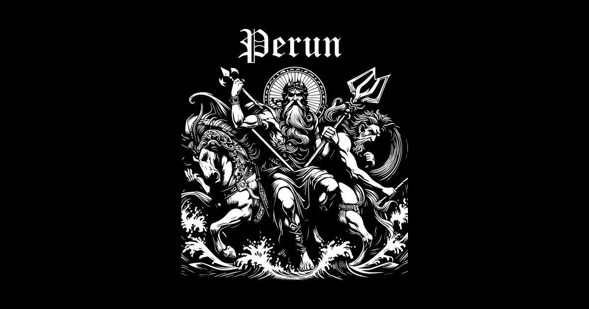Perun - Slovian God of Fire - Perun - Sticker | TeePublic