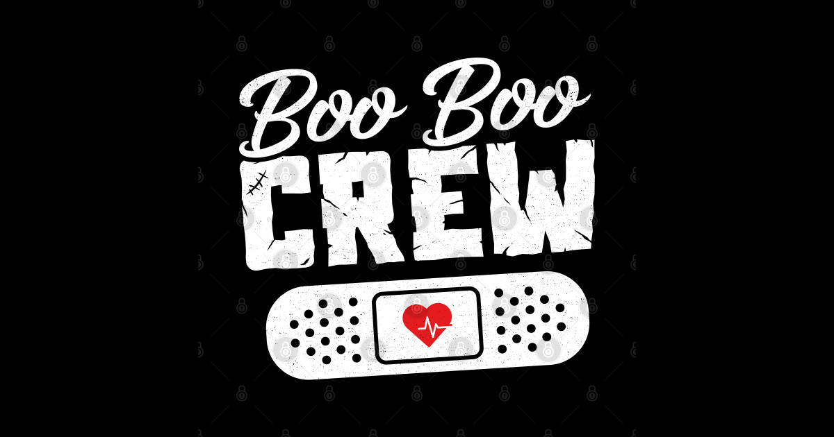 Boo Boo Crew Cute Nurse Costume Girls Funny Halloween - Boo Boo Crew ...