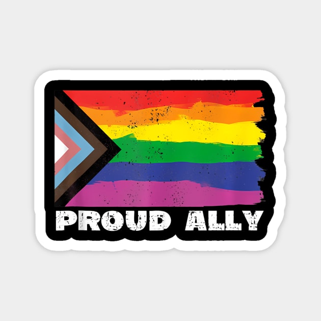 Proud Ally Pride Month Lgtbq Black Pride Flag - Proud Ally Pride Month ...