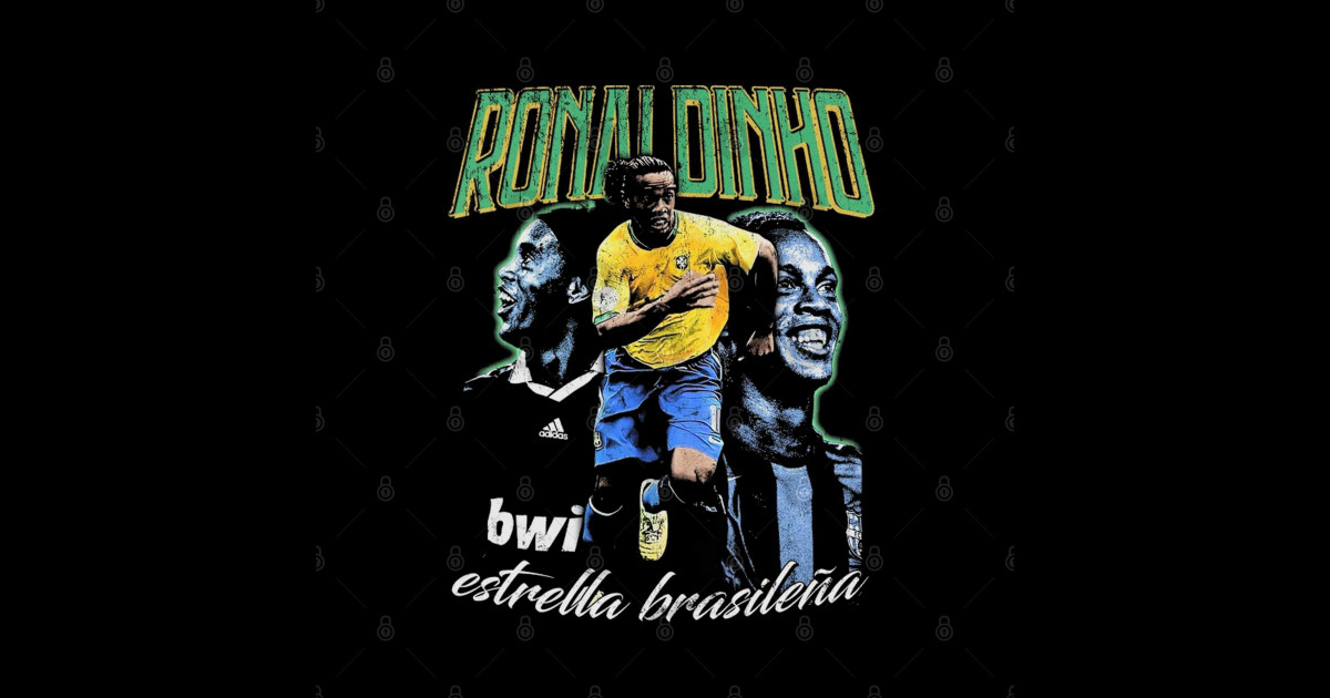 Ronaldinho Rstrela Brasileira - Ronaldinho - Sticker | TeePublic
