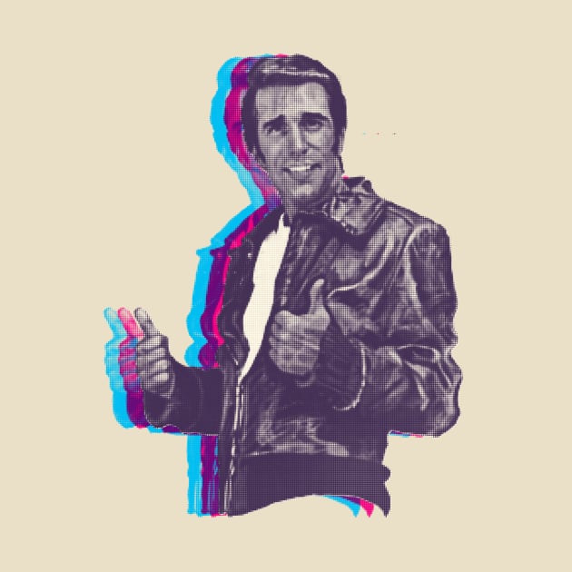 The Fonz Happy Days - The Fonz - T-Shirt | TeePublic