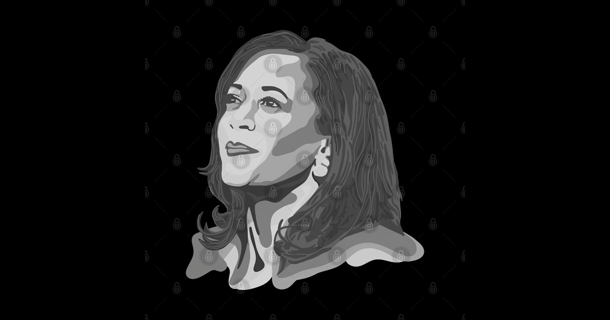 Kamala Harris Portrait - Kamala Harris - Posters and Art Prints | TeePublic