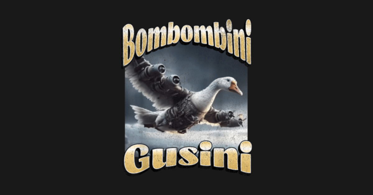 Bombombini Gusini Funny Italian Brainrot Meme Graphic - Bombombini ...