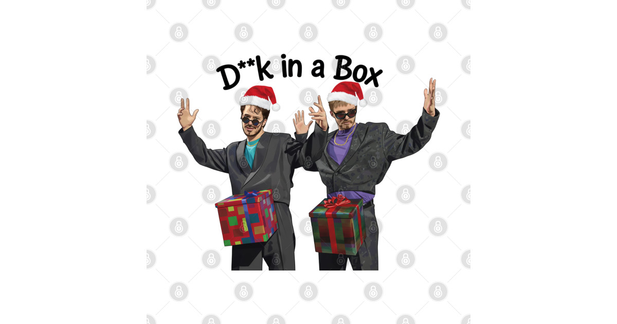 D..k in a box - Christmas - T-Shirt | TeePublic