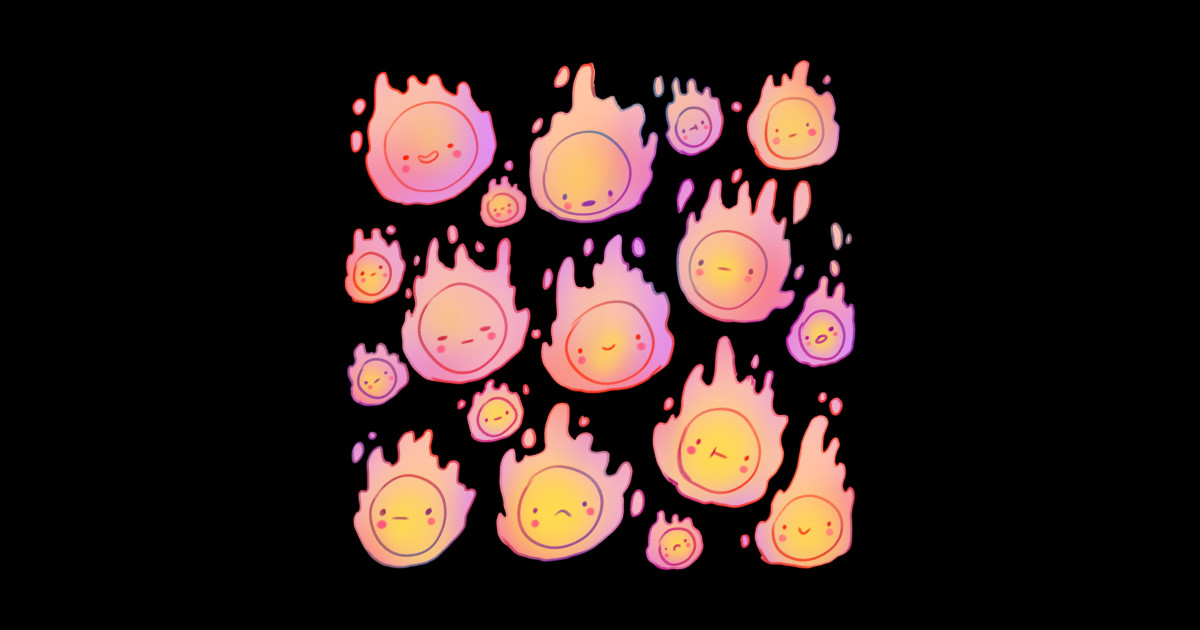 Little flames - Flame - Sticker | TeePublic