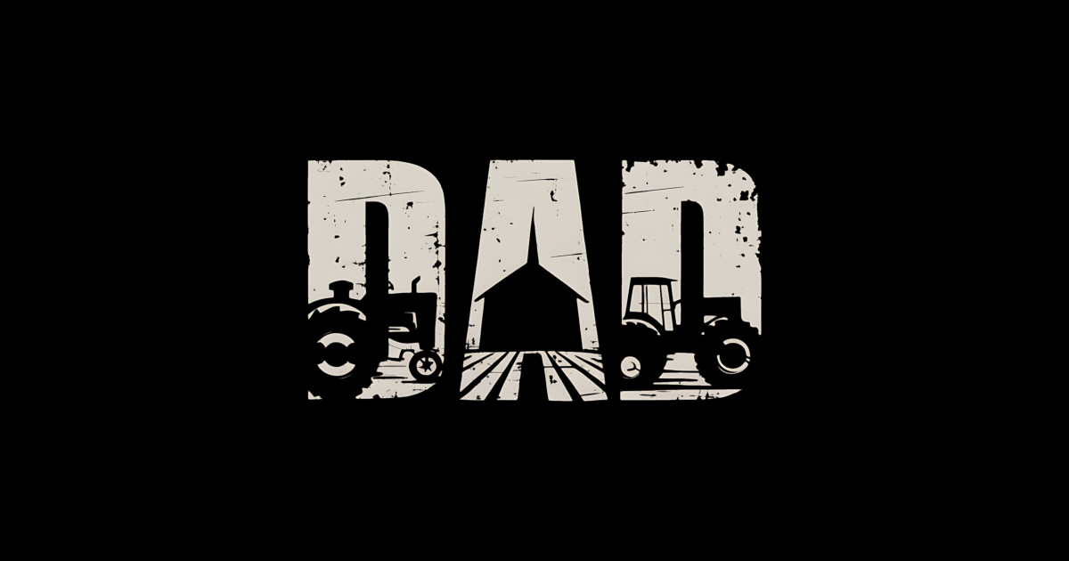 Farming Father Farm Lover Farmer Daddy Tractor Dad - Farming Father ...