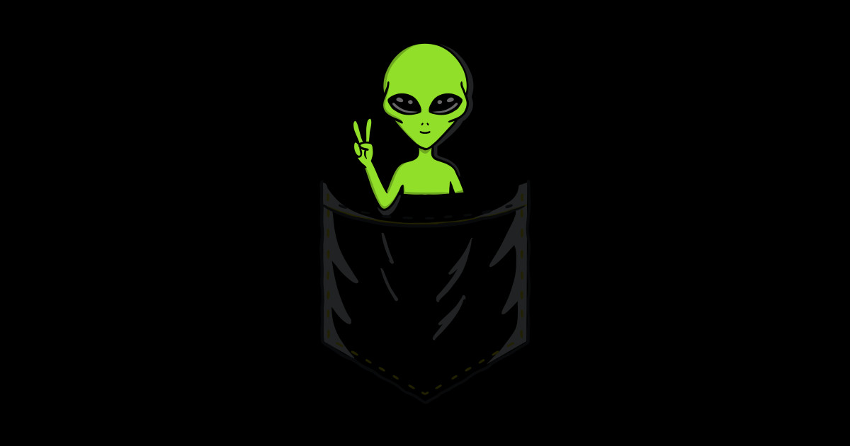 Alien pocket - Alien - Sticker | TeePublic