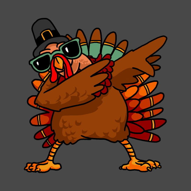 Dabbing Turkey Shirt Funny Thanksgiving Turkey Costume Shirt 2 ...