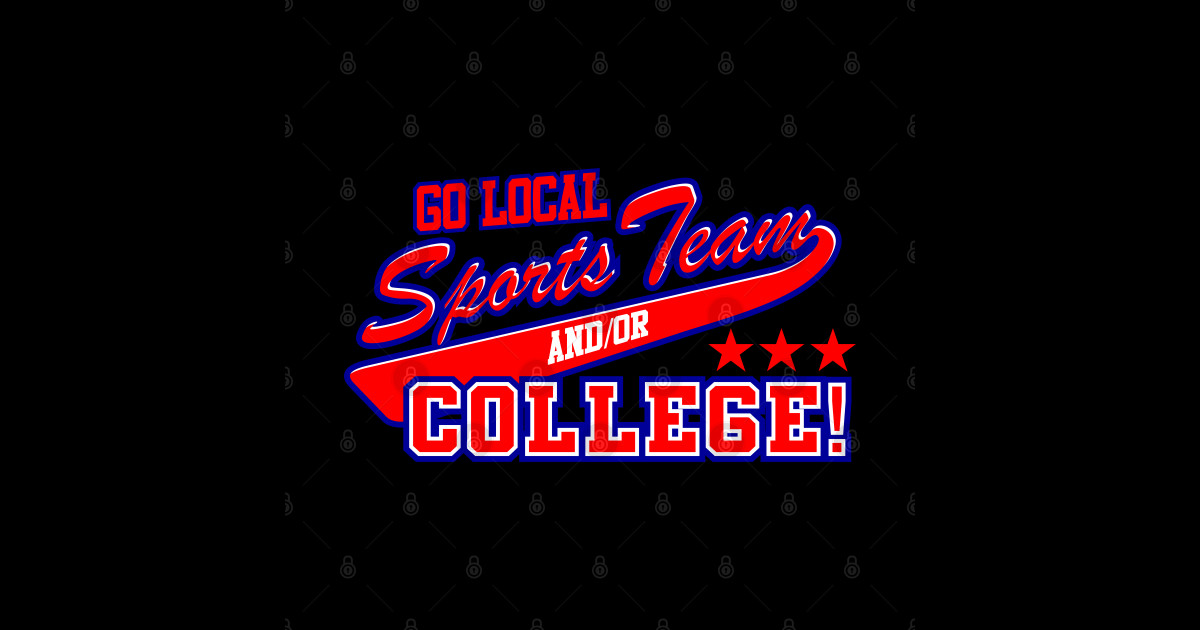 Go Local Sports Team - Go - Sticker | TeePublic