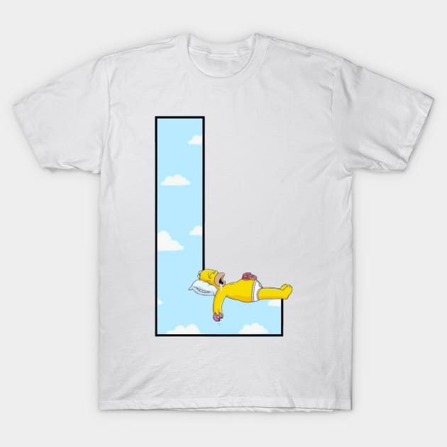 Simpsons letter - Simpsons - T-Shirt | TeePublic