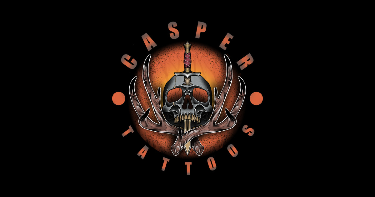Casper Tattoos Logo - Tattoo Artist - Sticker | TeePublic