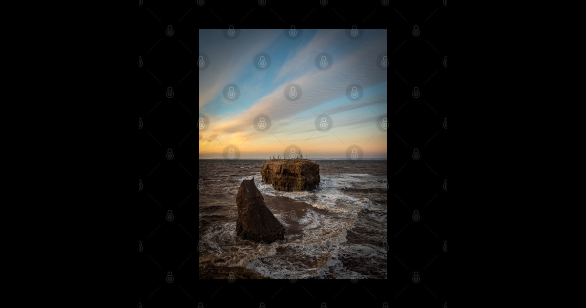 View of Pokeshaw Rock, New Brunswick Canada V1 - Landscape Photography ...