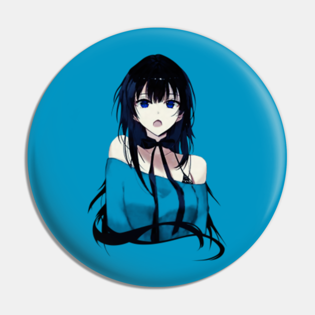 Anime Girl 2 Anime Pin Teepublic