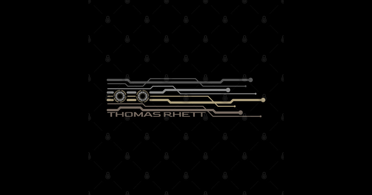 Thomas Rhett Circuit Lines - Musician - Sticker | TeePublic
