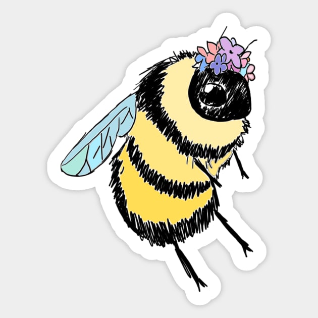 Queen Bee - Queen - Sticker | TeePublic