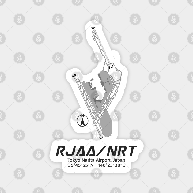 Airport Map Series - RJAA/NRT (Tokyo Narita Airport) - Narita Airport ...