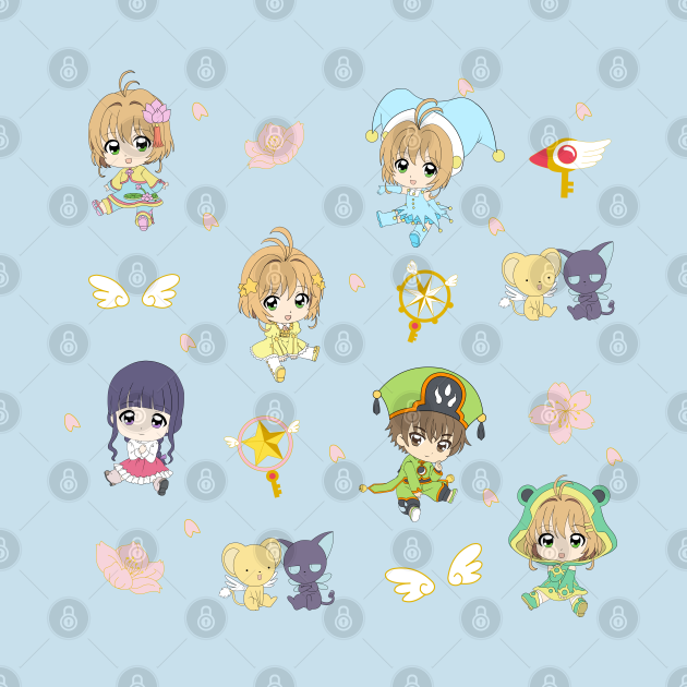 Card Captor Sakura - Petite Pattern - Card Captor Sakura - Long Sleeve ...