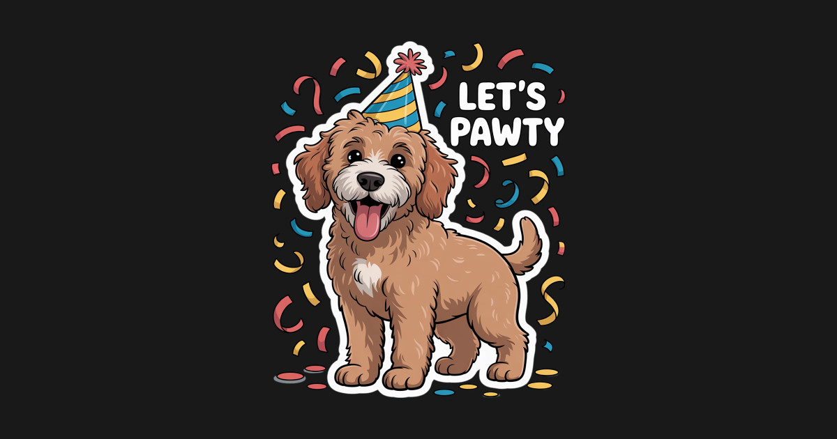 Lets Pawty Goldendoodle Dog Themed Birthday Party - Lets Pawty ...