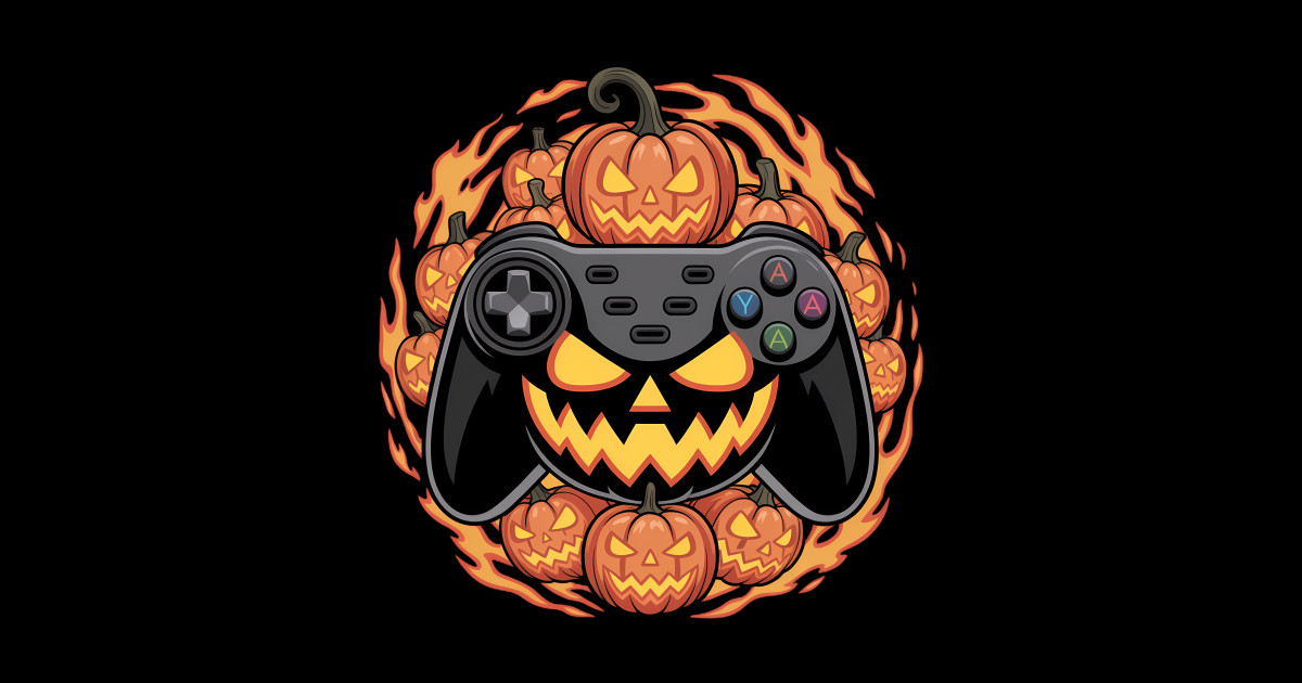 Halloween Gamer Gaming Pumpkin Boys Halloween - Halloween Gamer Gaming ...