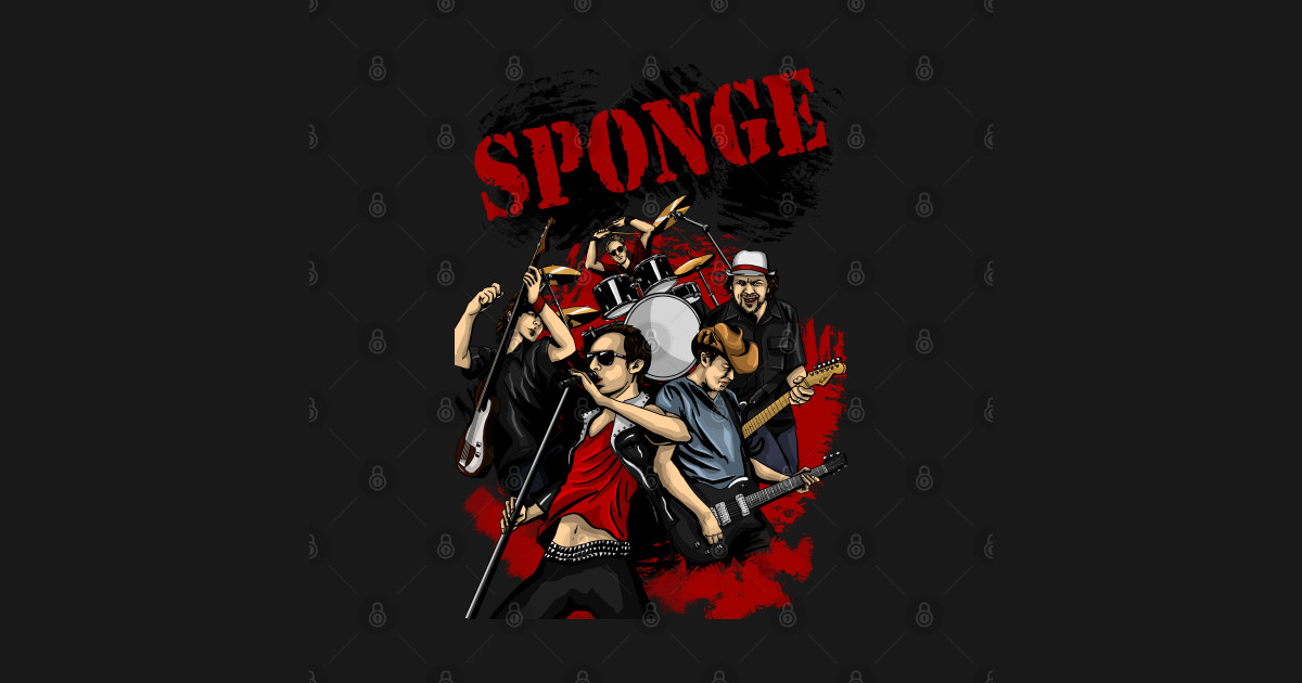Sponge - Sponge Band - T-Shirt | TeePublic