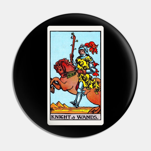 Card #33 - Knight Of Wands - Rider Waite Smith Tarot - Hand Painted ...