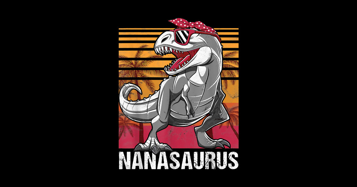 Nanasaurus Dinosaur T-Rex Nana Saurus Family Matching - Nanasaurus ...
