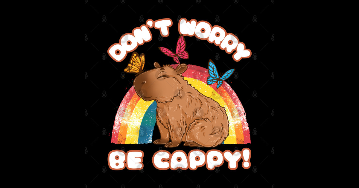 Dont-Worry-Be-Cappy - Dont Worry Be Cappy - Sticker | TeePublic