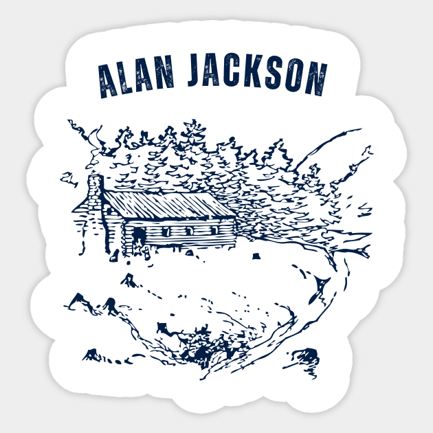 Farmer country alan jackson - Alan Jackson - Sticker | TeePublic