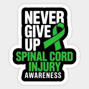 Green Ribbon Brother Spinal Cord Injury Stickers for Sale | TeePublic