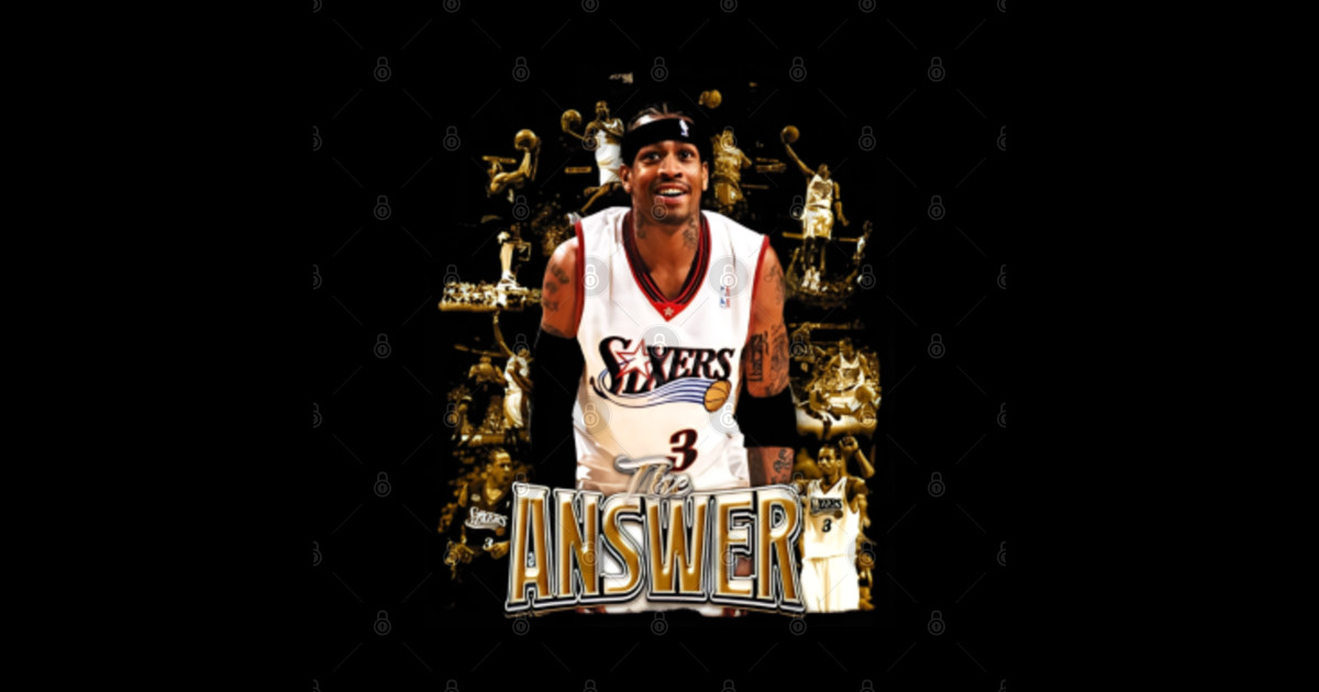 Allen Iverson Philadelphia The Answer - Allen Iverson - Posters and Art Prints | TeePublic