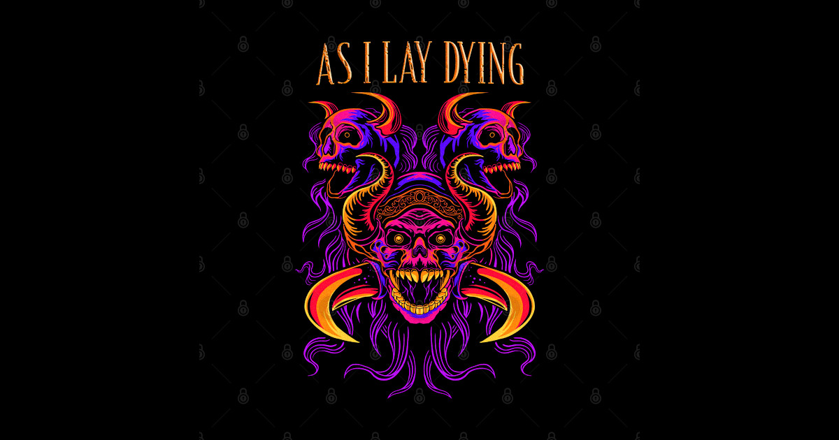 As I Lay Dying Fanart Style - As I Lay Dying - Sticker | TeePublic