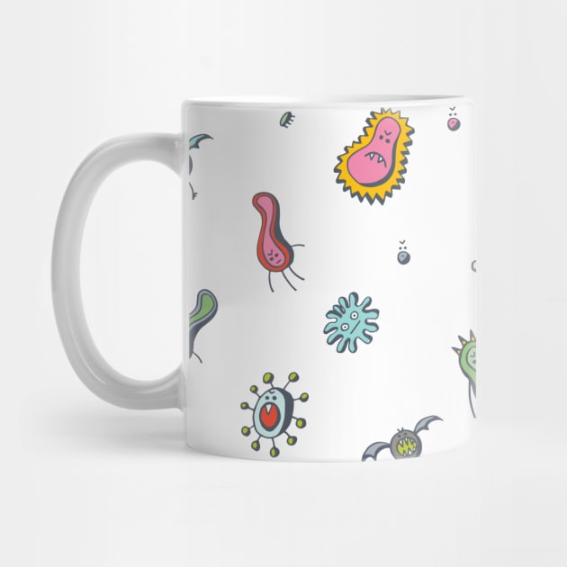 Cute Virus, Germ, Bacteria - Virus - Mug | TeePublic