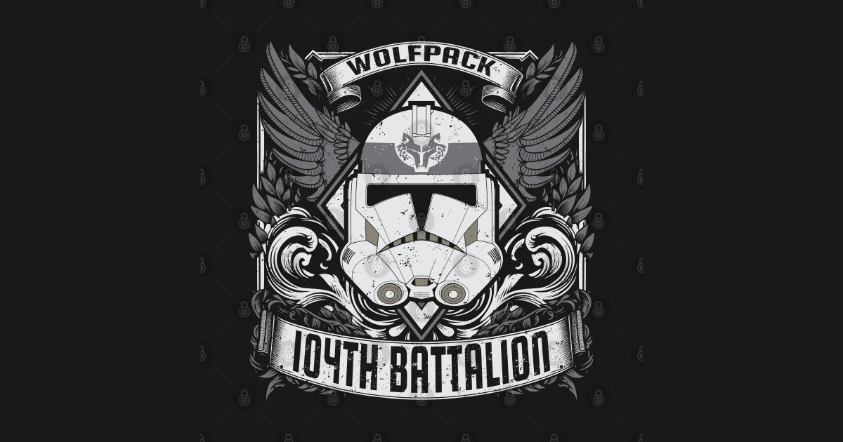 104TH BATTALION - SIGNET CREST - Clone Wars - T-Shirt | TeePublic