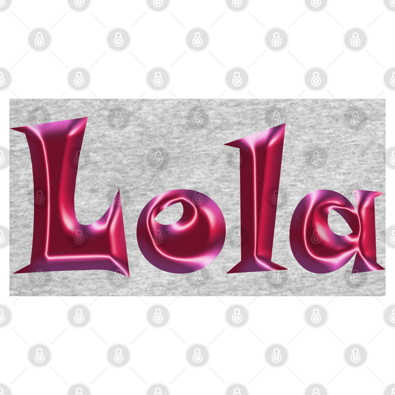 Lola Name Design – Satin Pink Glossy Font, Cute Shiny Lettering ...
