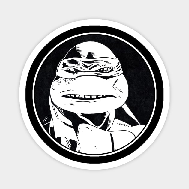 RAPHAEL - Teenage Mutant Ninja Turtles (Circle Black and White ...