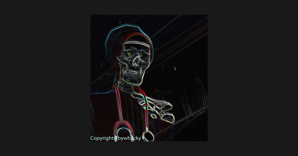 Radioactive Skeleton - Skeleton - T-Shirt | TeePublic