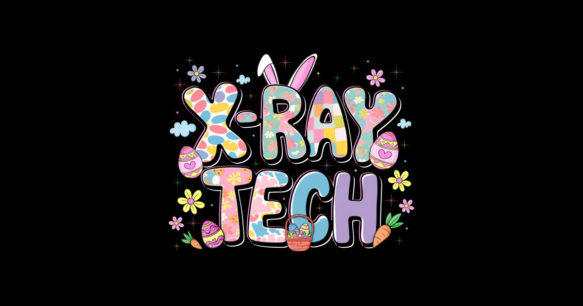 Xray Tech Bunny Easter Radiologic Technologist Easter Day - Xray Tech ...