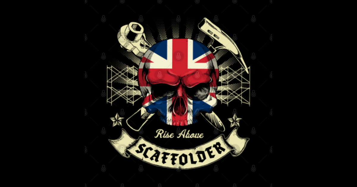 British Scaffolder Trade Logo - Scaffolder - Sticker | TeePublic