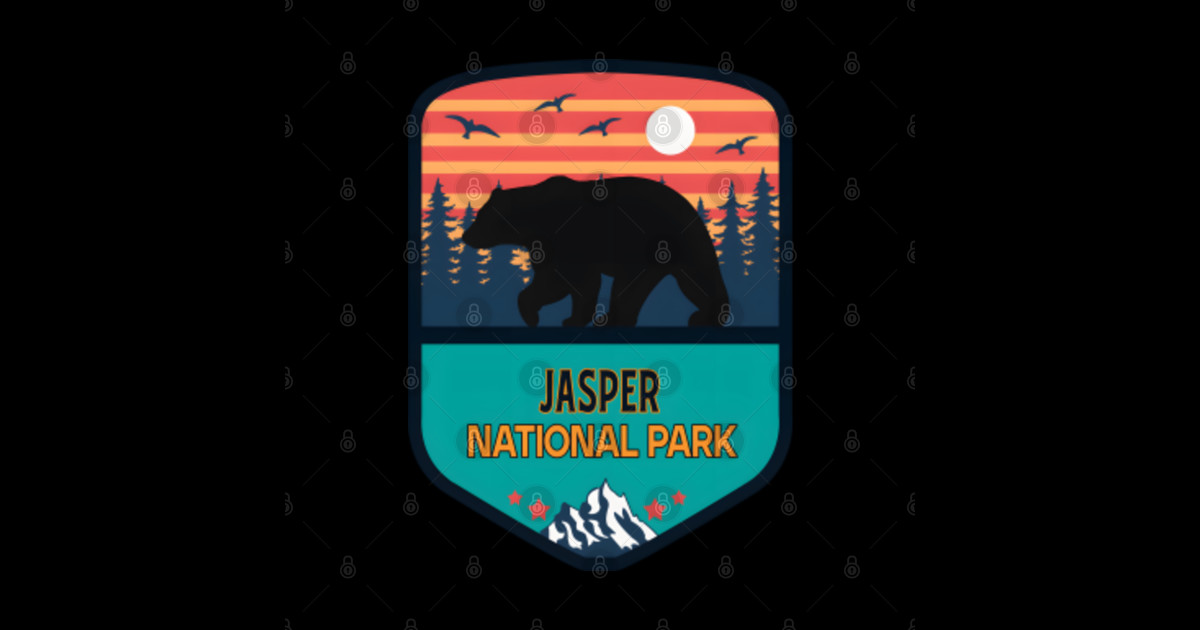 Jasper National Park - Jasper - Sticker | TeePublic