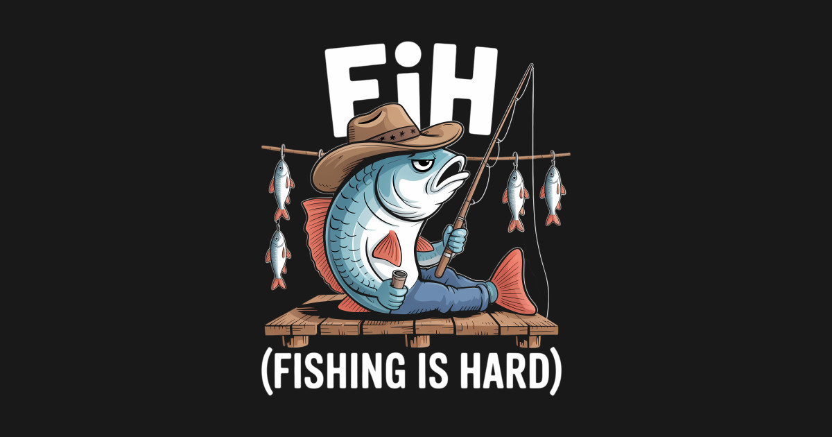 Fih Shoes Fish Funny Misspelled Fish Meme Fih Humor - Fishing - T-Shirt ...