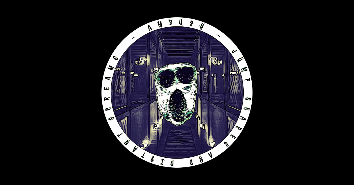 Jump Scares and Distant Screams - Roblox Doors - Sticker | TeePublic