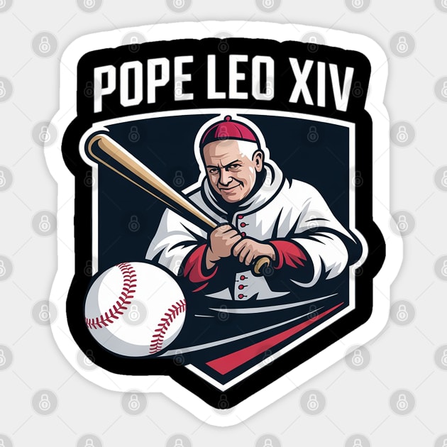Da Pope Leo XIV Baseball - Da Pope Leo Xiv Baseball - Sticker | TeePublic