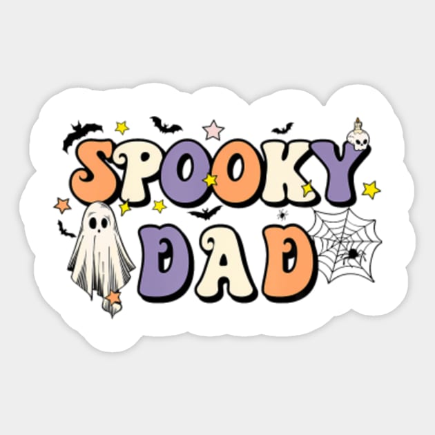 Spooky Dad Halloween Father Ghost Witchy Costume - Spooky Dad Halloween ...