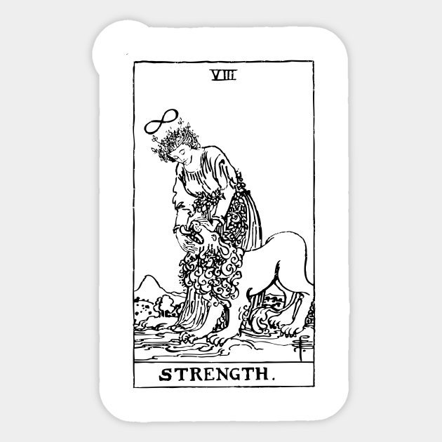 Strength Tarot Card Images - Printable Cards