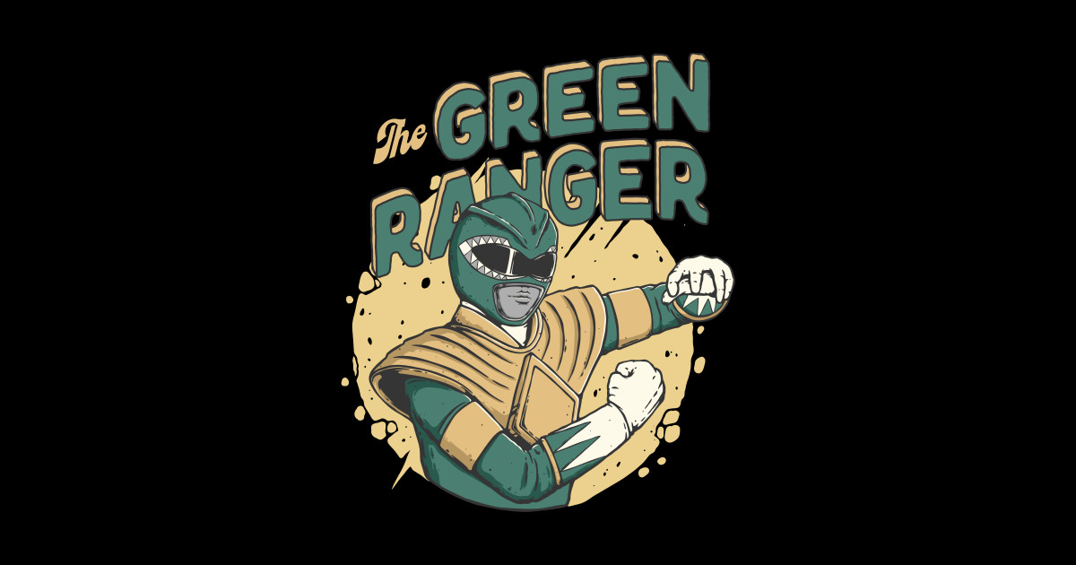 Mighty Morphin Green Ranger - Green Ranger - Sticker | TeePublic