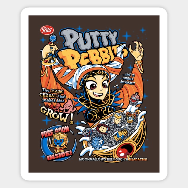 Putty Pebbles - Sentai - Sticker | TeePublic