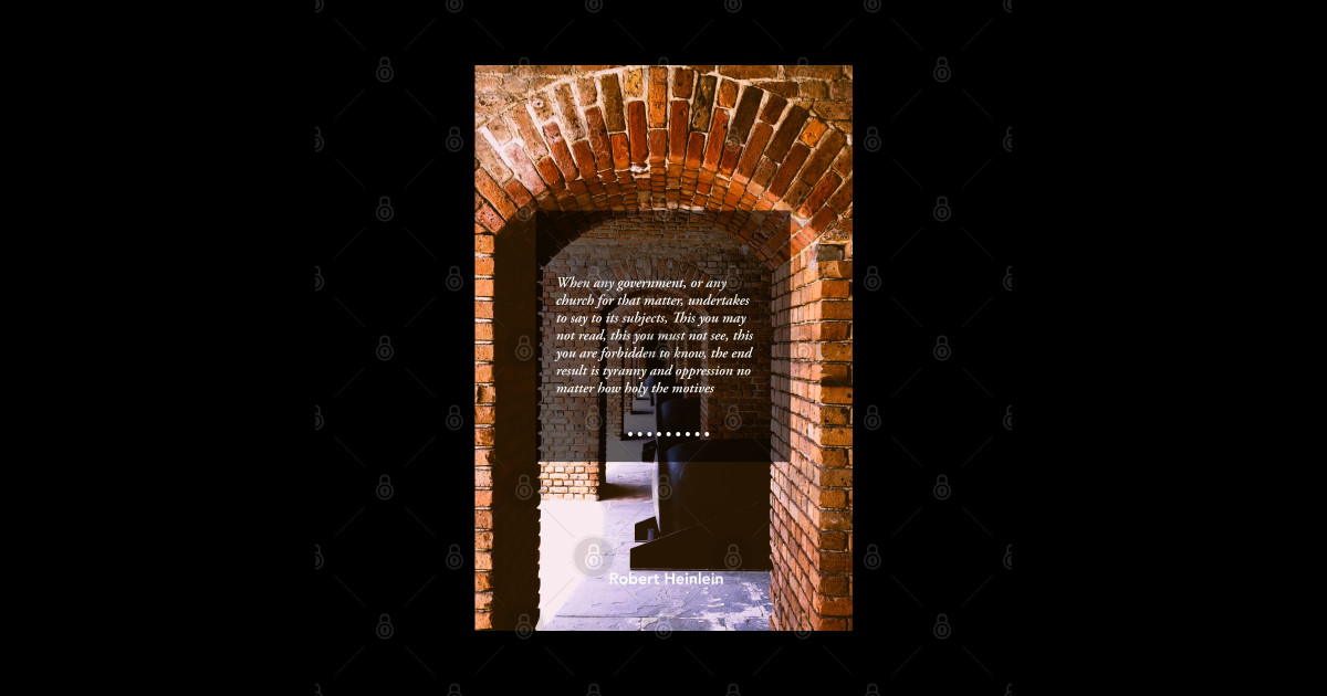 Heinlein Tyranny and Oppression - Tyranny - Sticker | TeePublic